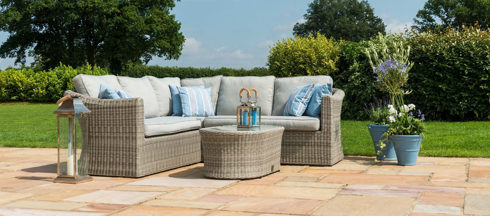 Oxford Small Corner Sofa Set - Sussex Grange Furniture